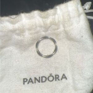 Pandora | Jewelry | Pandora Sparkling Twisted Lines Ring | Poshmark